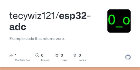 Github Tecywiz121 Esp32 Adc Example Code That Returns Zero