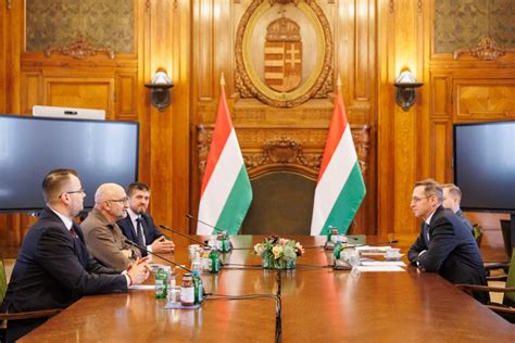 Finance Minister Mihály Varga Hosted Luis Sanz And The Leaders Of The