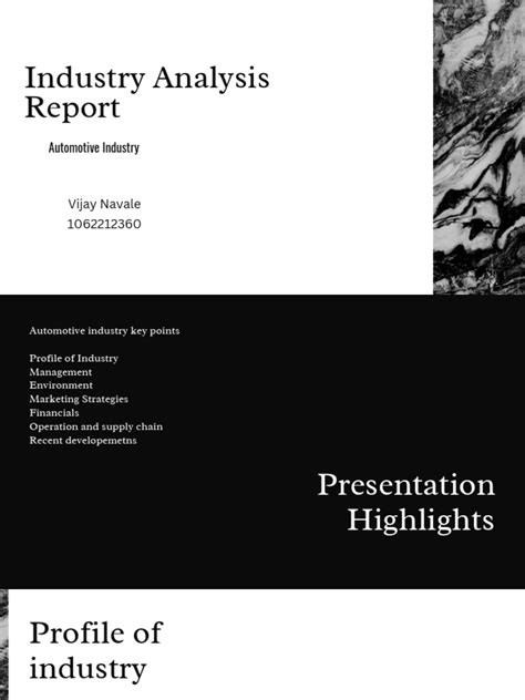 Ind Analysis Ppt 1062212360 Vijay Navale Pdf Electric Vehicle Automotive Industry