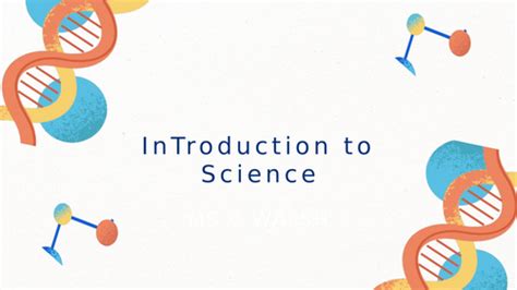 Introduction To Science For First Year Science Teaching Resources