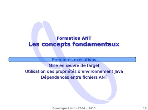 Utilisation De ANT