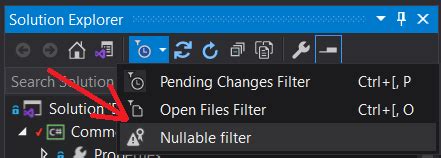 Nullable Solution Filter Visual Studio Marketplace