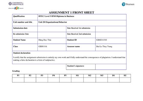5064 assignment 1 bản hoàn chỉnh assignment 1 front sheet