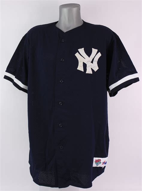 Lot Detail 1997 98 Derek Jeter New York Yankees Batting Practice Jersey MEARS LOA