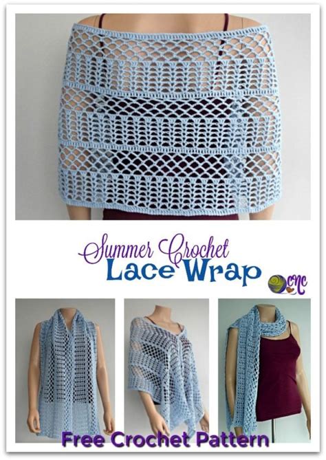 Summer Crochet Lace Wrap Crochetncrafts