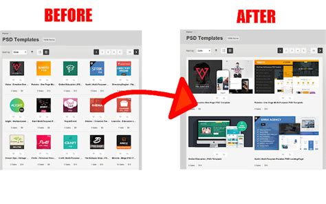 Themeforest High Resolution Thumbnails In Chrome