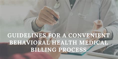 Behavioral Health Billing Guidelines Archives
