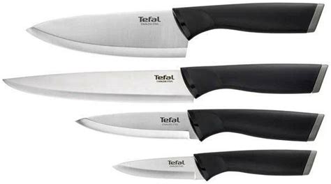 Набор ножей Tefal Essential K2214S75, 4 ножа купить c доставкой на OZON ...