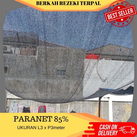 jaring paranet import 85% lebar 3 meter x panjang 3 meter / jaring peneduh tanaman / jaring ...
