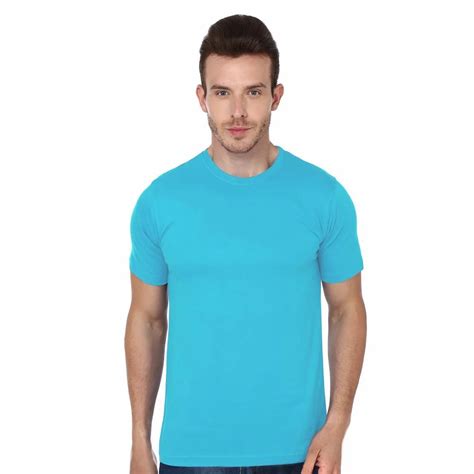 Plain Cotton Men Half Sleeve Round Neck T Shirt At Rs 145 In Vasai Id