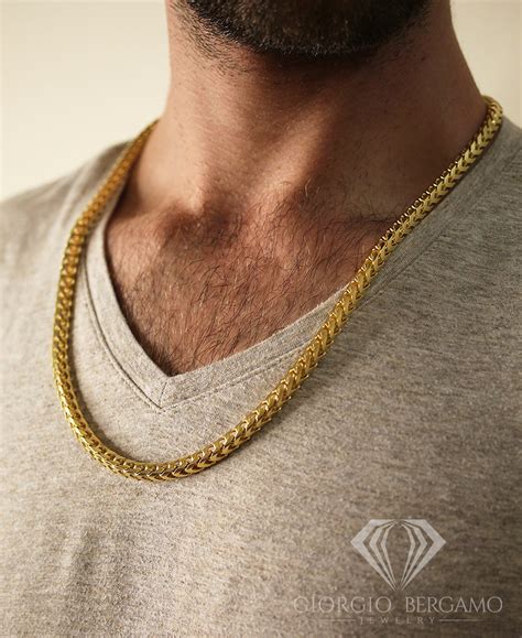 925 Sterling Silver Solid Franco Chain 1mm 55mm Gold Plated Necklace