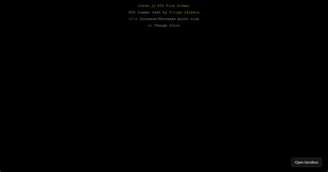 yuukihosokawa three js webgl pcd codesandbox