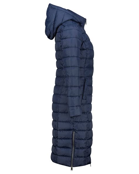 Damen Steppmantel Basic Hooded Coat