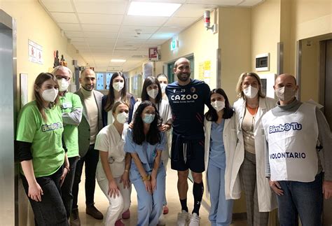 Bologna Visit SantOrsola Hospital With Bimbo Tu BolognaFC