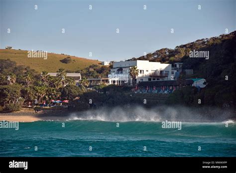 Hotel By The Beach In Coffee Bay Viewed After The Wave Break Eastern