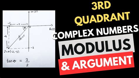 HOW TO FIND THE MODULUS AND ARGUMENT OF A COMPLEX NUMBER PART 3 In