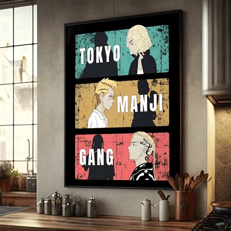 Charming And Unique Vintage Mikey Anime Tokyo Revengers Retro Kraft