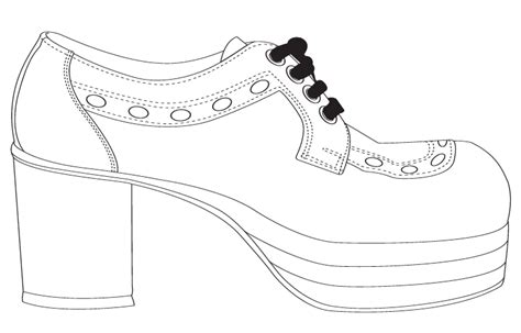 Dibujos de Zapatos para colorear descargar e imprimir Colorear imágenes