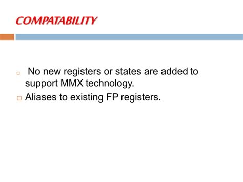 Intel Mmx Technology Ppt By Vaishnavi Khandelwal PPTX Computing Technology Computing
