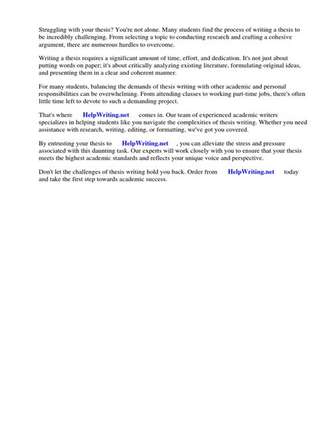 Thesis Sample Selection Pdf Thesis Experiment