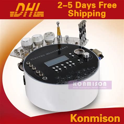 ₩540239에서 새로운 No Needle Mesotherapy 스킨 케어 페이셜 머신 살롱 사용 다기능 바늘 무료 뷰티 장비 Dhgate