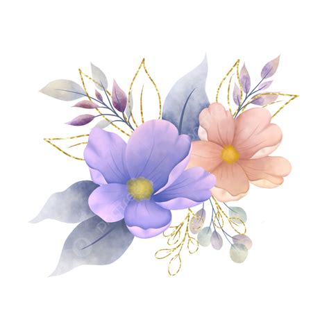 수채화 꽃다발 꽃다발 수채화 포도 수확 Png 일러스트 및 Psd 이미지 무료 다운로드 Pngtree