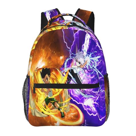 Hunter X Hunter Gon Killua Backpack Cute Cartoon Lightweight Backpacks Portable Outdoor Travel