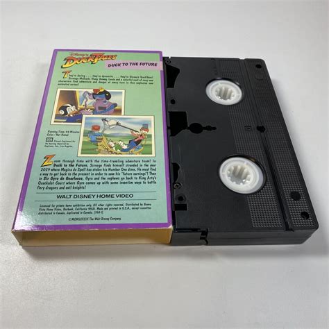 Disneys Ducktales Duck To The Future Vhs 1991 12257768039 Ebay