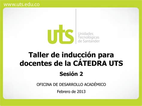 PPT CÁTEDRA UTS PowerPoint Presentation free download ID 5663393