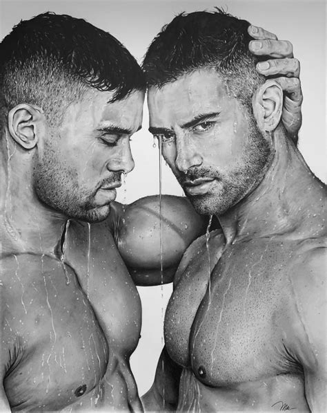 Rule 34 Black And White Brad Welch Art Fitness Model Gay Jonathan