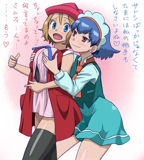 Serena And Miette Pokemon And 1 More Drawn By Nakaba Danbooru