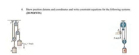 Solved Show Position Datums And Coordinates And Write