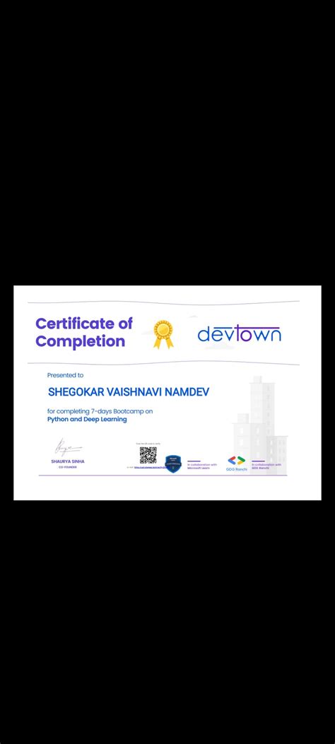 Vaishnavi Shegokar On Linkedin Python Deeplearning