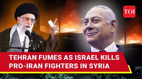 Israel Provokes Tehran Again Kills Pro Iran Fighters In Syria Aleppo