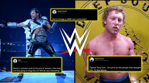 肯尼欧米茄欲跳槽到wwe？托尼汗缺席肯尼欧米茄的生日祝福omegakenny摔跤