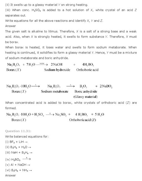 The P Block Elements Class 11 Chemistry NCERT Solutions