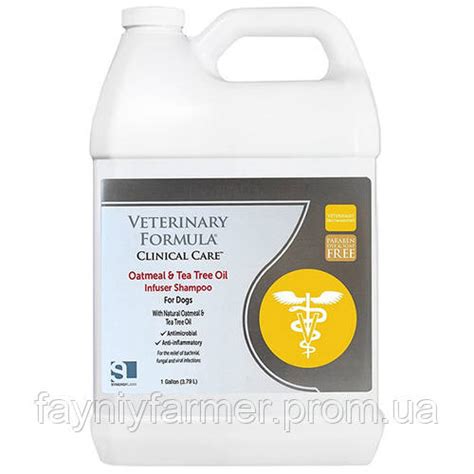 Veterinary Formula Clinical Care Oatmealandtea Tree Oil Infuser Shampoo ВЕТЕРИНАРНАЯ ФОРМУЛА