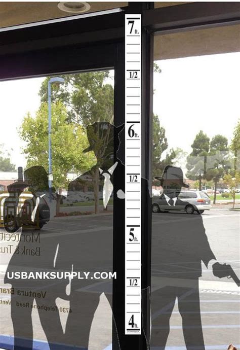 Security Id Height Indicator Marker Tape 5 Color Choices Us Bank