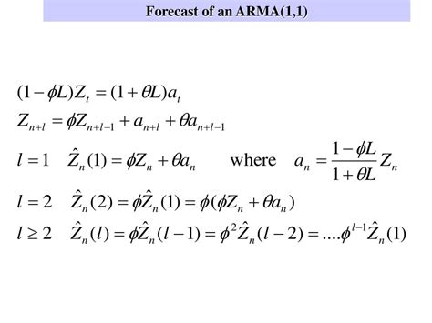 Forecasting Ii Forecasting With Arma Models Ppt Download
