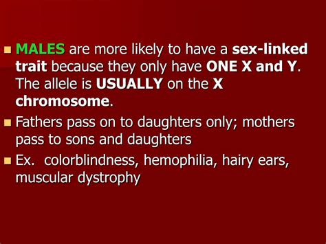 Ppt Sex Linked Traits And Karyotypes Powerpoint Presentation Free
