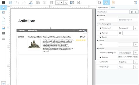 Web Report Designer Berichte Direkt Im Browser Designen