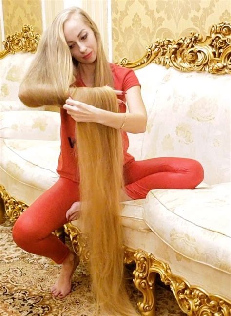 Video Long Blonde Hair Wrapping