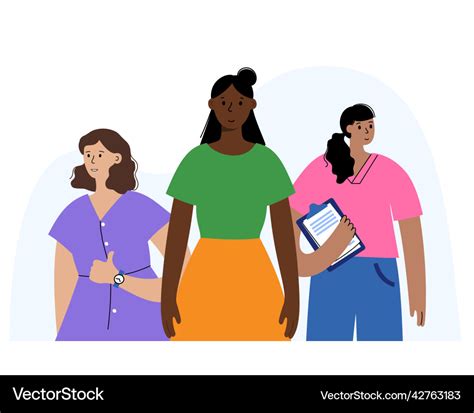 Girl Power Concept Royalty Free Vector Image Vectorstock