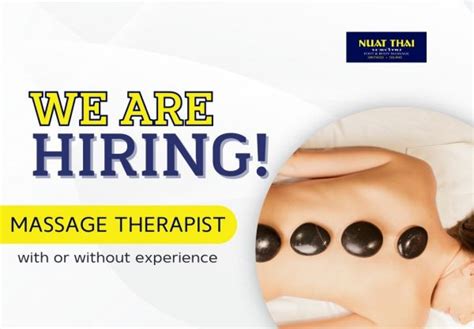 Massage Therapist Vacancy In Santiago City Hiring By Nuat Thai • Jobtalk