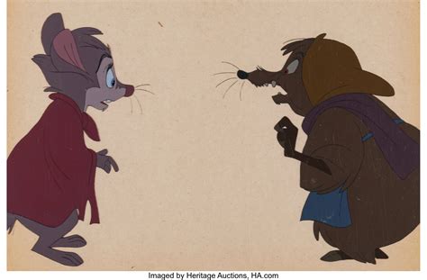 The Secret Of Nimh Mrs Brisby And Auntie Shrew Production Cels Lot
