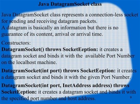 Java Networking Ppt