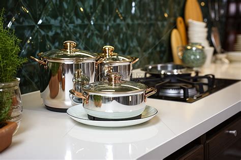 精美的家居厨房烹饪厨具高清图片下载 正版图片600840725 摄图网