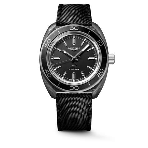 Longines Ultra Chron Carbon Plongeuse Haute Fréquence