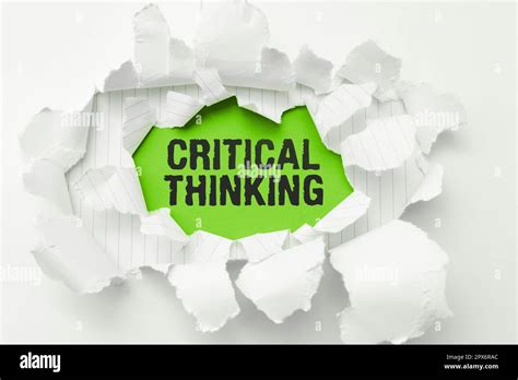 Conceptual Display Critical Thinking Business Approach Sequence Of Stages Of A Project