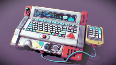 Sci Fi Nintendo Keyboard 3d Model By Lighting Art Bubblesbucks